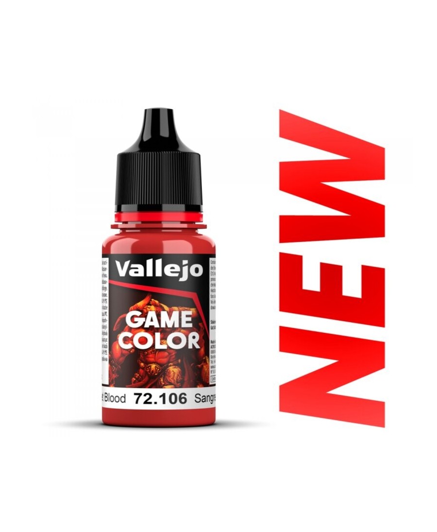 Vallejo Game Color : Scarlet Blood - Peinture Acrylique